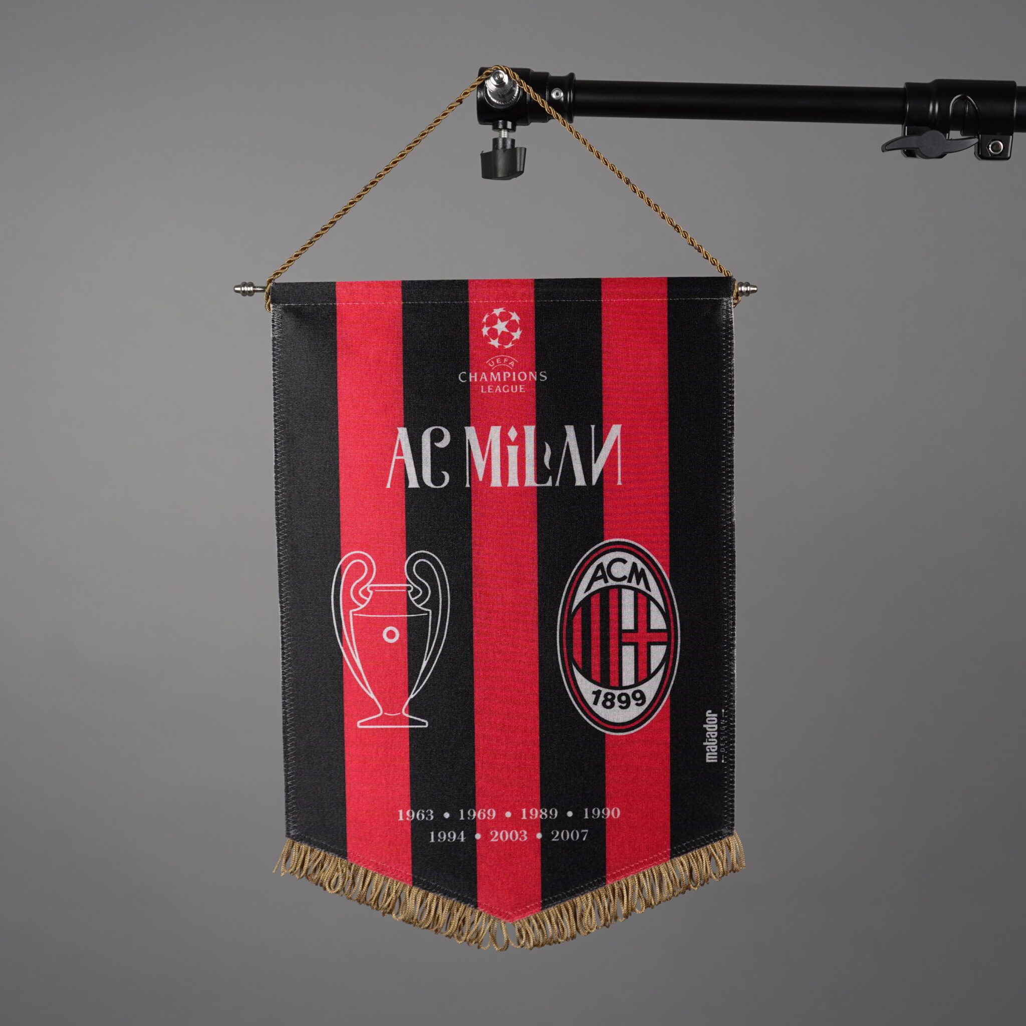 AC Milan Champions League winners Flag - Matador Design