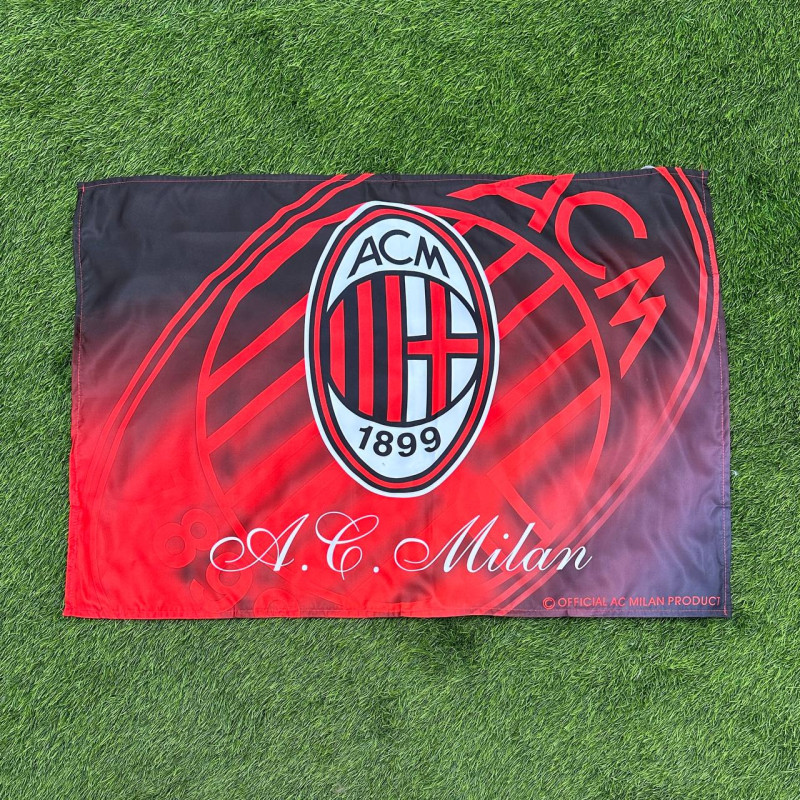Ac Milan Flaga Giant AC Milan Serie A Football Crest Flag 145cm X