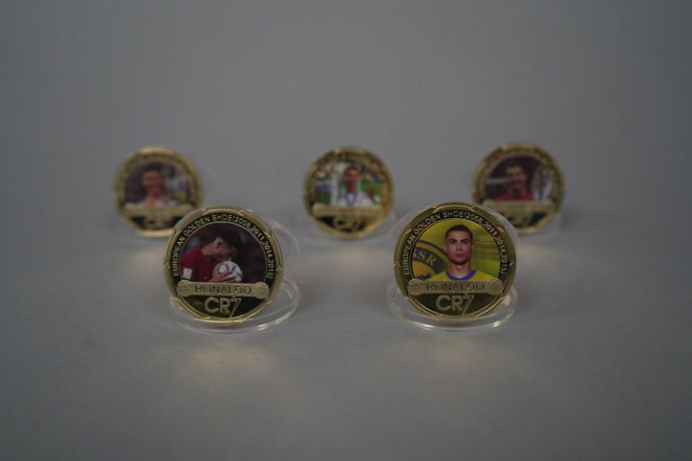 Ronaldo CR7 European Golden Shoe(2008,2011,2014,2015) Token Collection ...