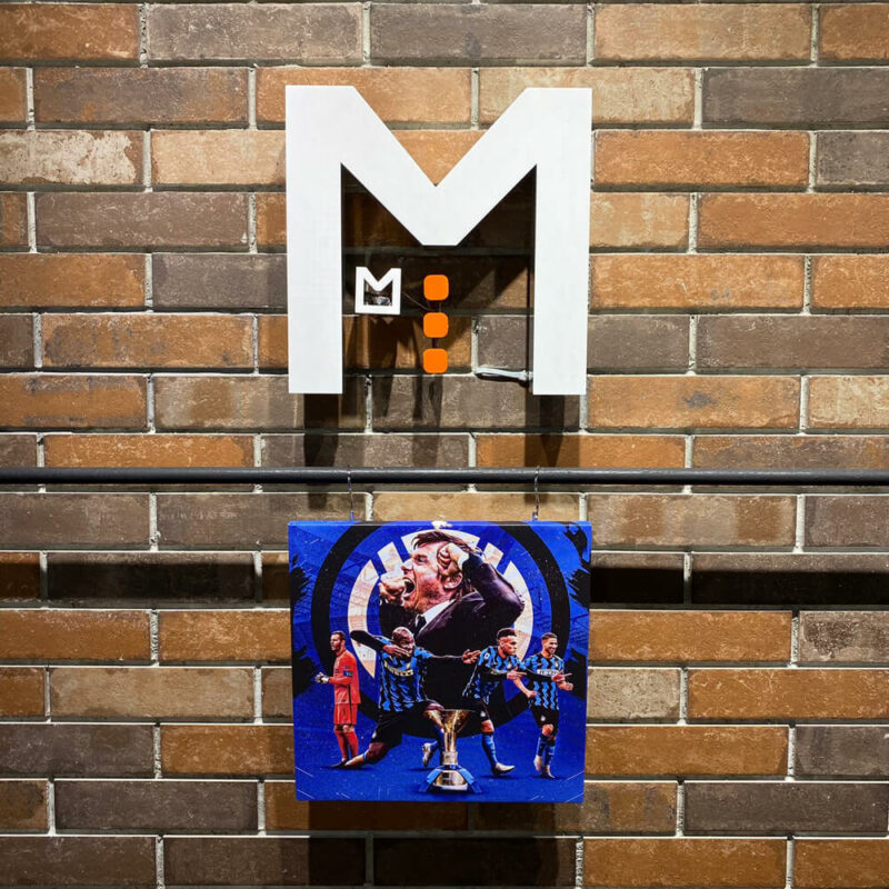 Inter Milan Serie A Winners 2020/2021 Canvas Panel - Matador Design