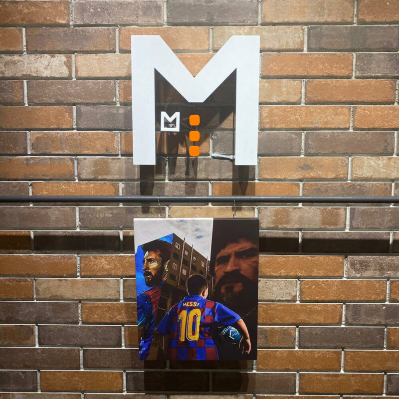 Barcelona Messi 10 Canvas Panel - Matador Design