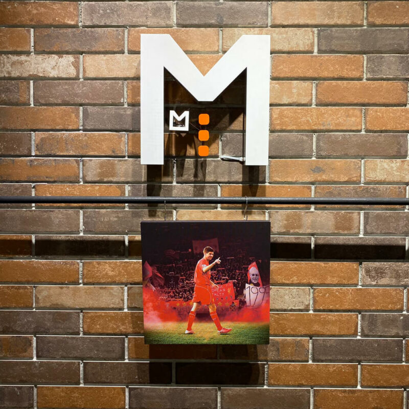 Liverpool Steven Gerrard Canvas Panel - Matador Design