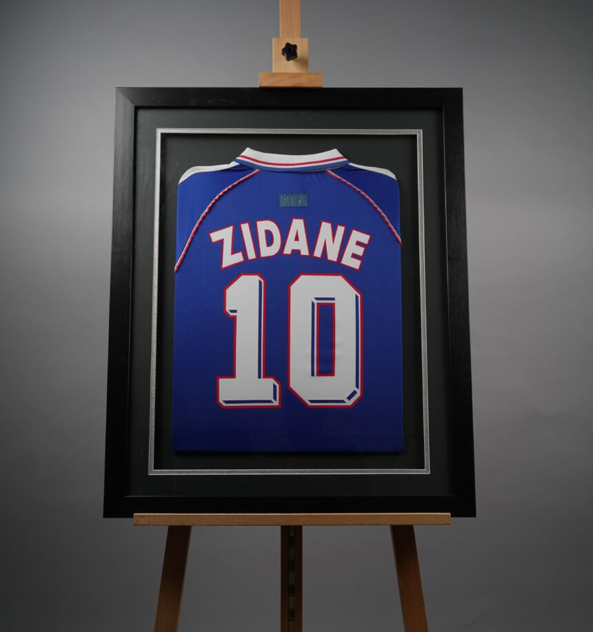France 1998 Zidane 10 home jersey panel - Matador Design